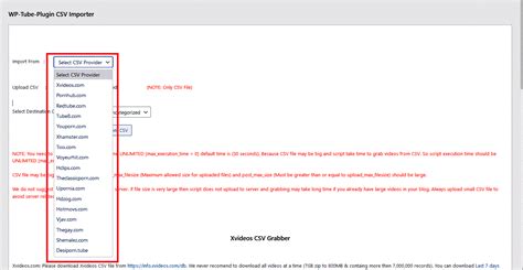 Powerful Adult Porn Affiliates Csv Grabberimporter Wp Plugin