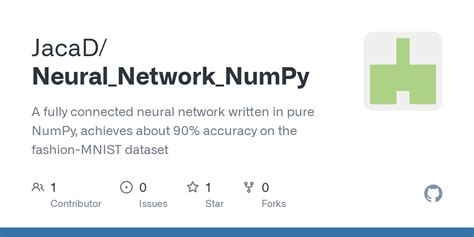 github jacad neural network numpy a fully connected neural network