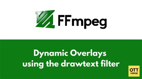 Ffmpeg Drawtext Filter To Insert Dynamic Overlays Scrolling Text And Timestamps Ottverse