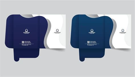 Minimal File Folder Report Cover Template Creative Gradient Color
