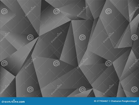 Abstract Polygon Triangle 3d On Background Stock Vector Illustration Of Element Shape 277954467