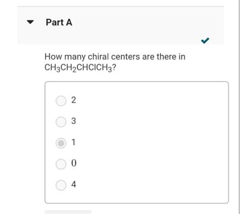 Solved How many chiral centers are there in CH3CH2CHClCH3 ? | Chegg.com