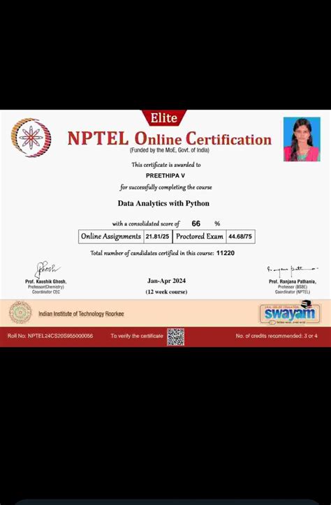 preethipa v on linkedin nptel dataanalytics nptel swayam