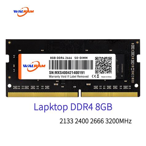 Walram Ddr4 8gb 2133 2400 2666 3200mhz Lapktop Memoria Pc4 260pin 1 2v Sodimm Memory Ddr4 Ram