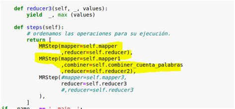 python Cómo enlazar reduce en hadoop con steps Stack Overflow en español