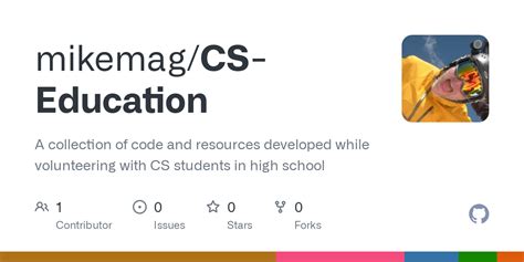 GitHub Mikemag CS Education A Collection Of Code And Resources Developed While Volunteering