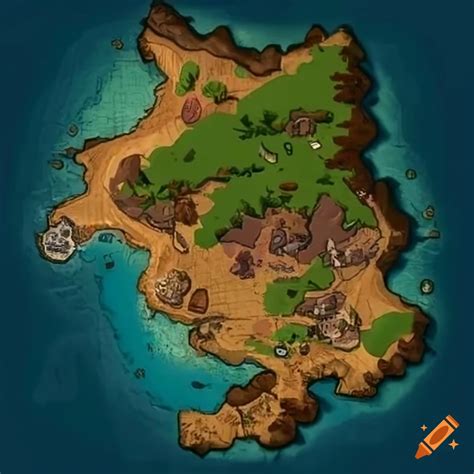 High Map For A Game On Craiyon