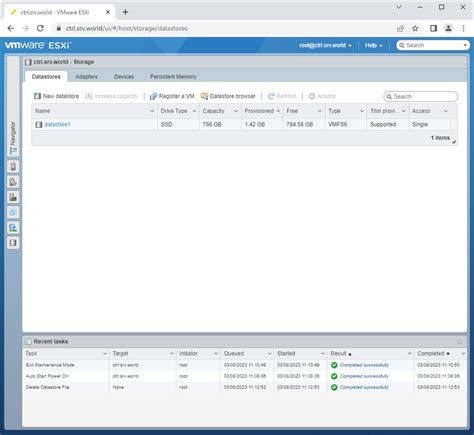 VMware ESXi 7 Upload ISO Images Server World