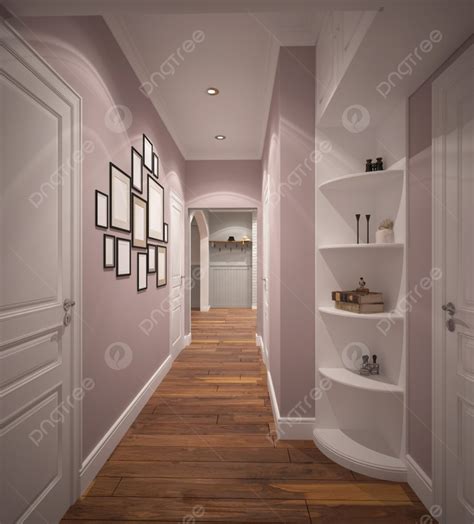 복도 인테리어 디자인의 3d 렌더링 사진 배경 및 무료 다운로드를위한 그림 Pngtree