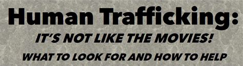Human Trafficking Workshop Being Held At Swcc