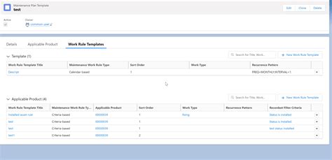 Creating Calendar Based Work Rule Templates