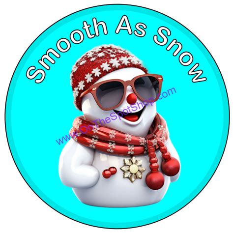 Smooth As Snow Button On The Spot