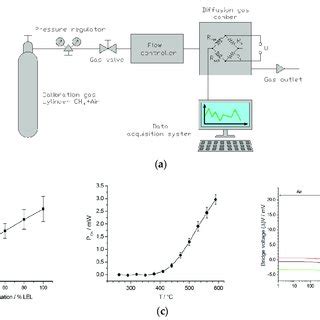 Schematics Of The Functional Test Setup The Sensor Is Inserted In A Download Scientific