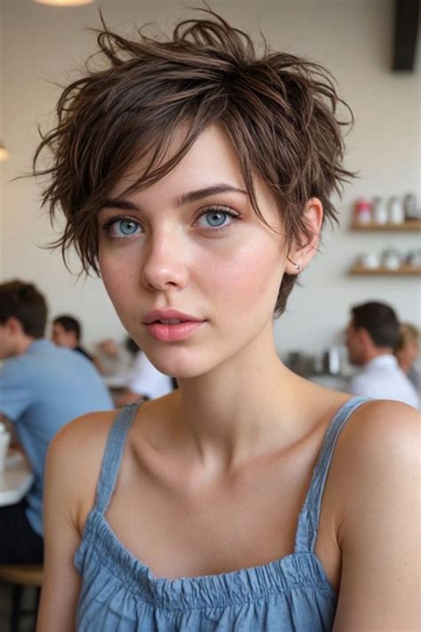 20 Messy Pixie Hairstyles For A Carefree Look Playfully Spiked Pixie