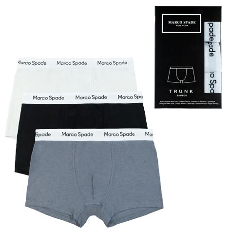 Marco Spade กางเกงชั้นใน ทรง Trunk เนื้อผ้า Bamboo | Shopee Thailand