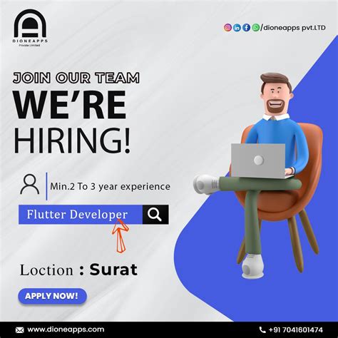 Urgent Hiring Flutter Developer We Are Looking For A Flutter Developer