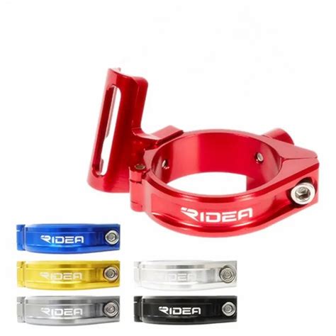 Ridea 접이식 자전거 프론트 변속기 장착 브래킷 버디 2 버디 3 용 Cnc 프론트 변속기 클램프 양쪽 마크 23