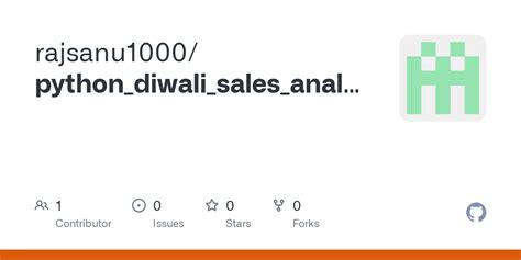 github rajsanu1000 python diwali sales analysis