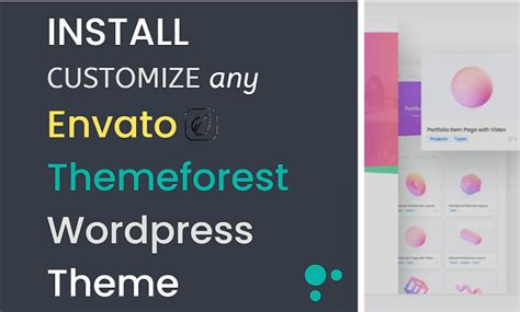 Install And Customize Envato Themeforest Wordpress Theme Templates By Kuljoe4 Fiverr