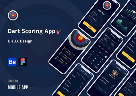 Dart Scoring App UI UX Design Behance