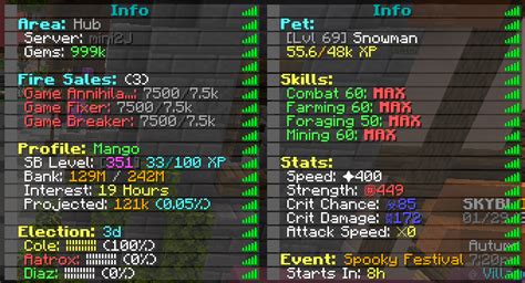 January 29th Alpha Testing Tablist Widgets Hypixel Forums