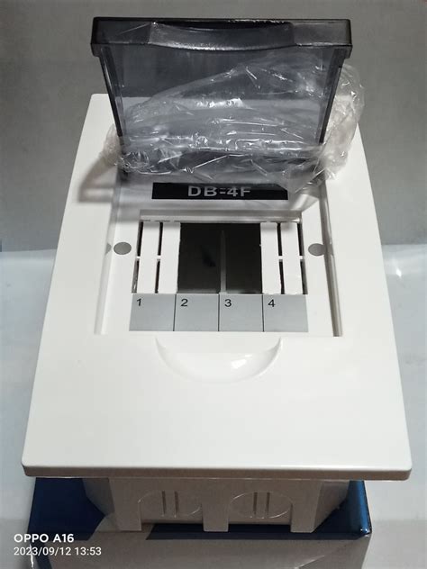 chint db 4f 4 module distribution box with busbar flush type pvc for