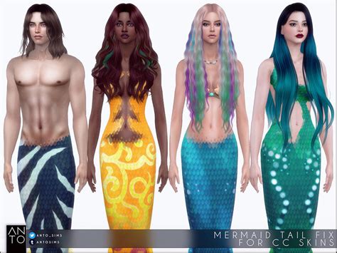 Fix For The Mermaid Tails And Cc Skins The Sims 4 General Discussion
