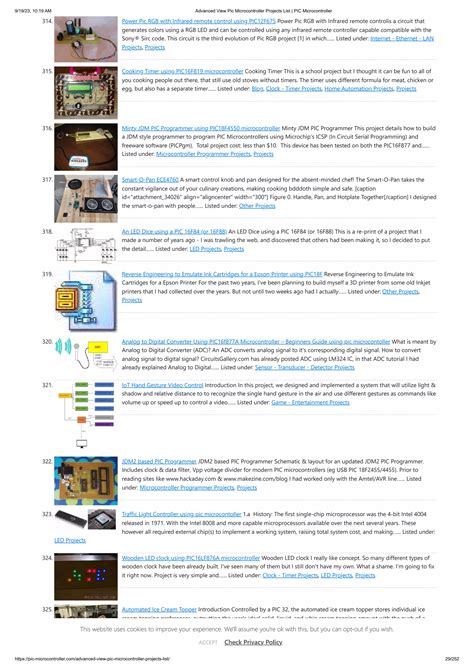 Advanced View Pic Microcontroller Projects List PIC Microcontroller Pdf