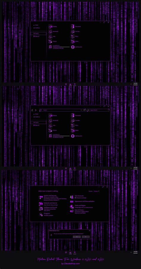 Matrix Putal Theme For Windows 11 Cleodesktop Windows 11 Themes In