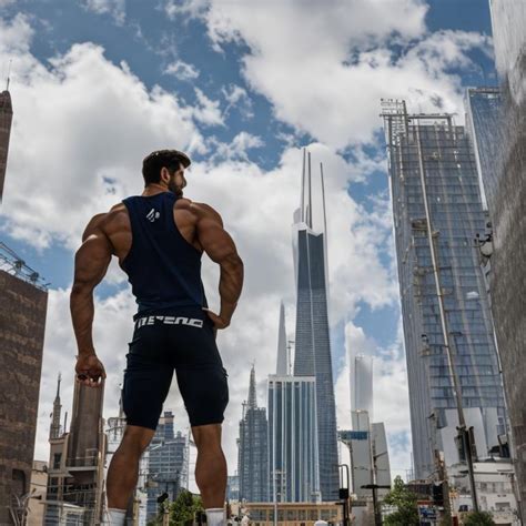 Handsome Tall Giant Hyper Muscular Spanish Bodybuild
