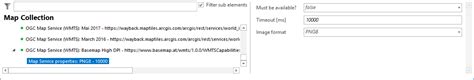 map service properties