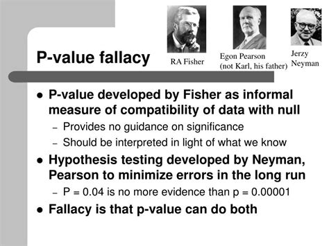 Ppt Lecture 9 P Value Functions And Intro To Bayesian Thinking Powerpoint Presentation Id
