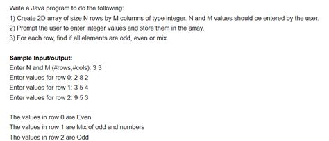 Solved Write A Java Program To Do The Following 1 Create