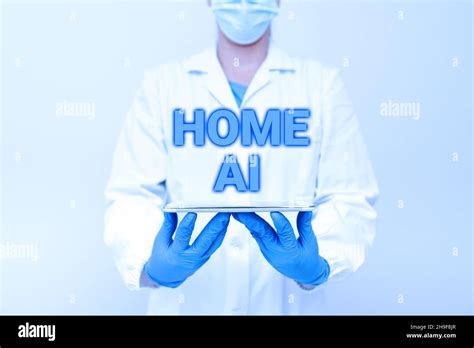 Handwriting Text Home Ai Internet Concept Home Solution That Enables Automating The Bulk Of