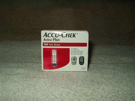 Accu Chek Aviva Plus Test Strips 1 Sealed Box Of 100 Ea Retail 10 31 22 365702408104 On Ebid