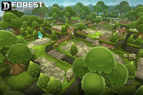 Scenes Series Forest D Environments Unity Asset Store