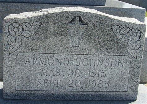 Armond Doc” Johnson 1915 1985 Memorial Find A Grave