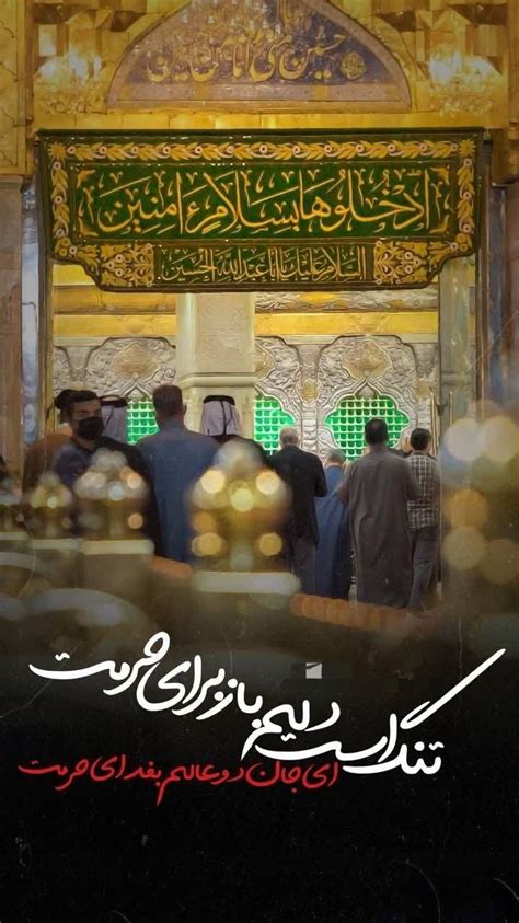 امام حسین علیه السلام در عالم مکاشفه به یکی از علمای قم ف عکس ویسگون