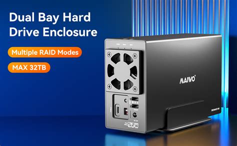 Amazon Com Maiwo Inch Sata Raid Docking Station Dual Bay External Hard Drive Raid Enclosure