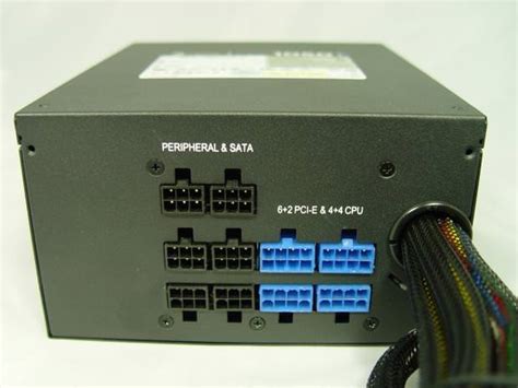 8 Pin Pcie Cpu Modular Connector With Pins Blue For Corsair Hx Moddiy