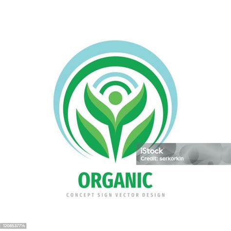 유기농 제품 아이콘 자연 인간의 캐릭터 기호 디자인입니다 녹색 나뭇잎 기호입니다 건강한 개념 기호입니다 벡터 그림입니다 0명에 대한 스톡 벡터 아트 및 기타 이미지 Istock