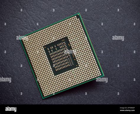 Isolated Processor Unit On Black Background Stock Photo Alamy