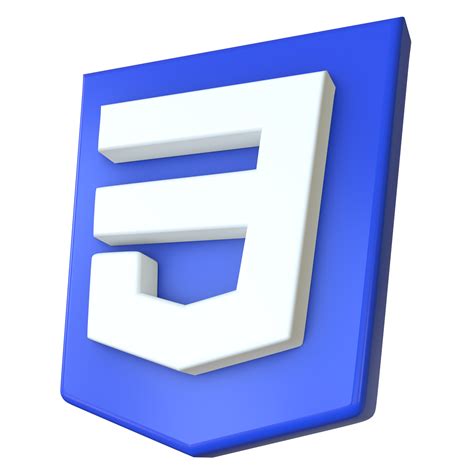 Stilisierte Seitenansicht Des 3d Css Symbols 11665094 Png