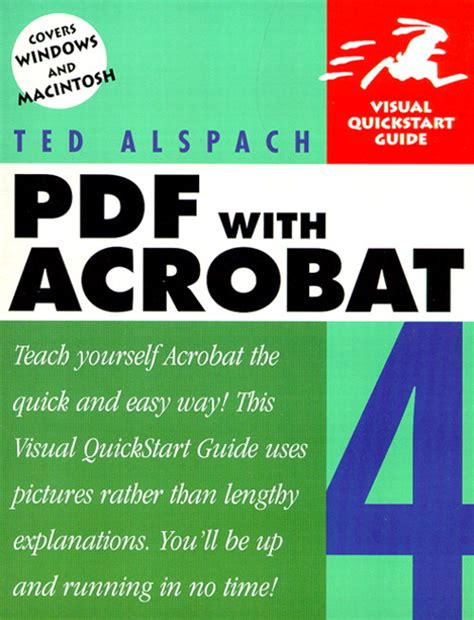 pdf with acrobat 4 visual quickstart guide peachpit