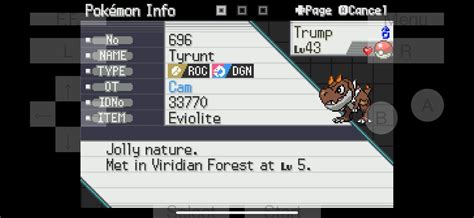 My Tyrunt Wont Evolve R Pokemonradicalred