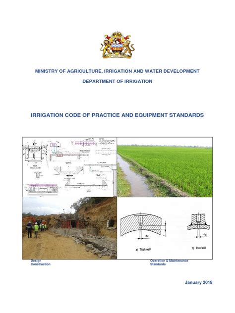 Irrigation Code Of Practice Standards Pdf Pump Irrigation