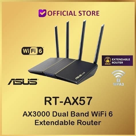 Promo Asus Rt Ax Ax Dual Band Wifi Extendable Router Ax Ax Cicil X Jakarta