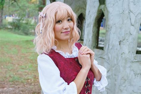 Ren Faire Girl With The Red Dress Clasps Hands By Firecloak On Deviantart