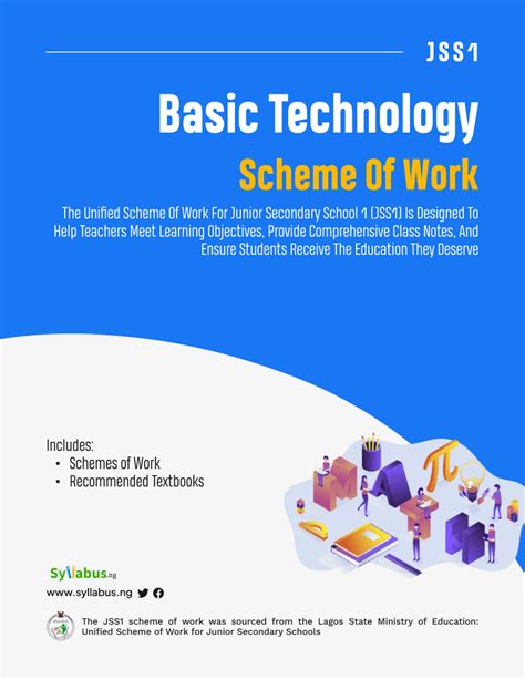 jss1 basic technology scheme of work pdf 1st 2nd and3rd term syllabusng