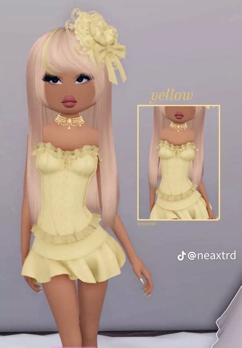 Yellow Dti Outfit